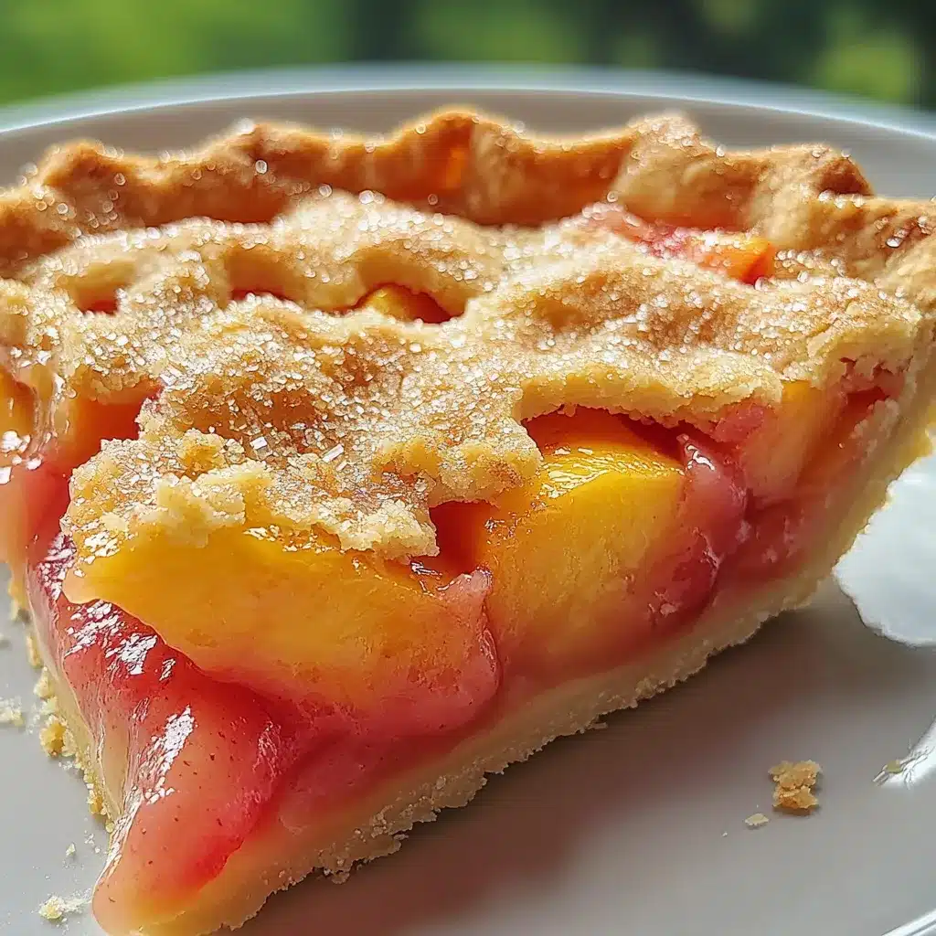 The BEST Peach Rhubarb Pie Recipe – A Sweet & Tangy Summer Delight