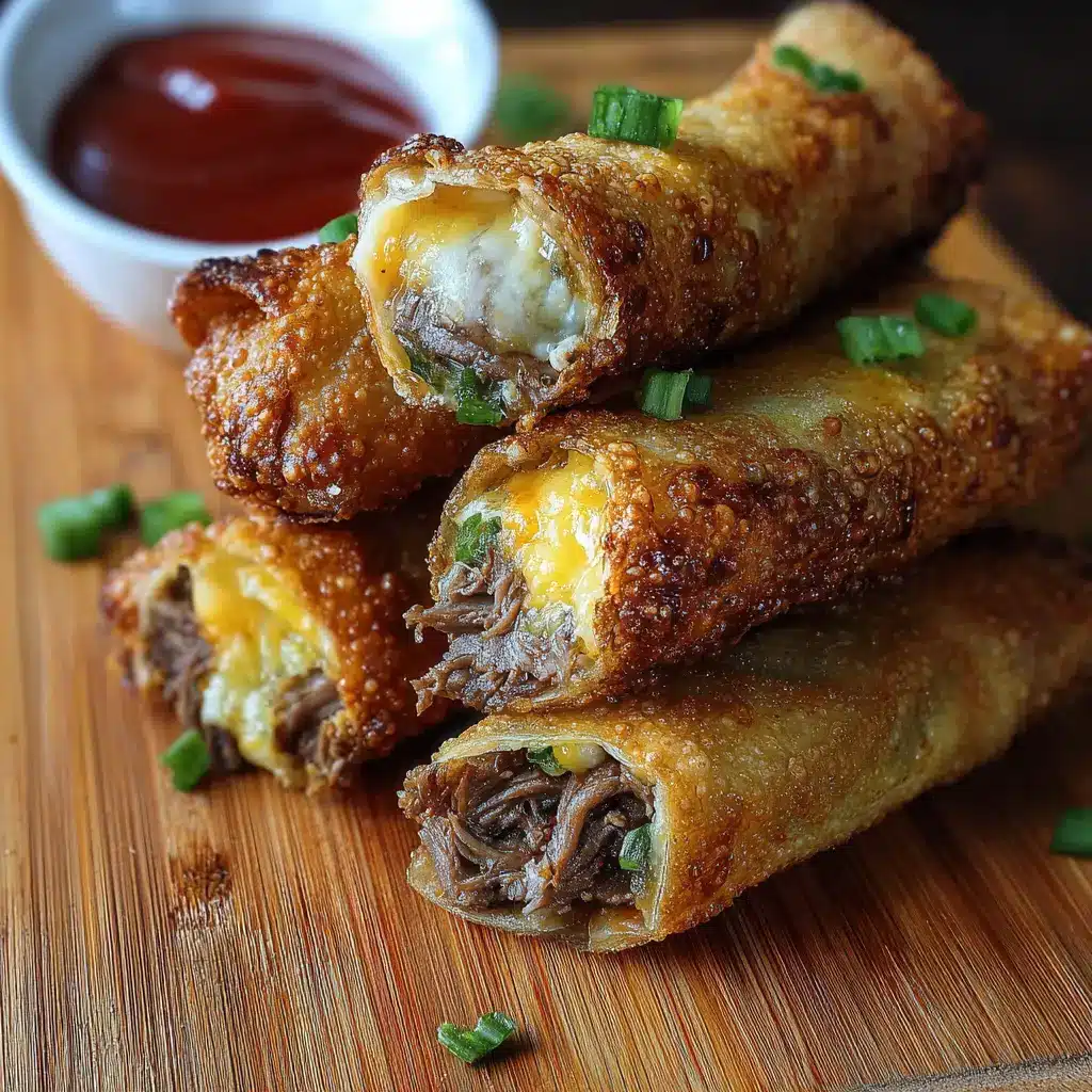 Philly Cheesesteak Egg Rolls