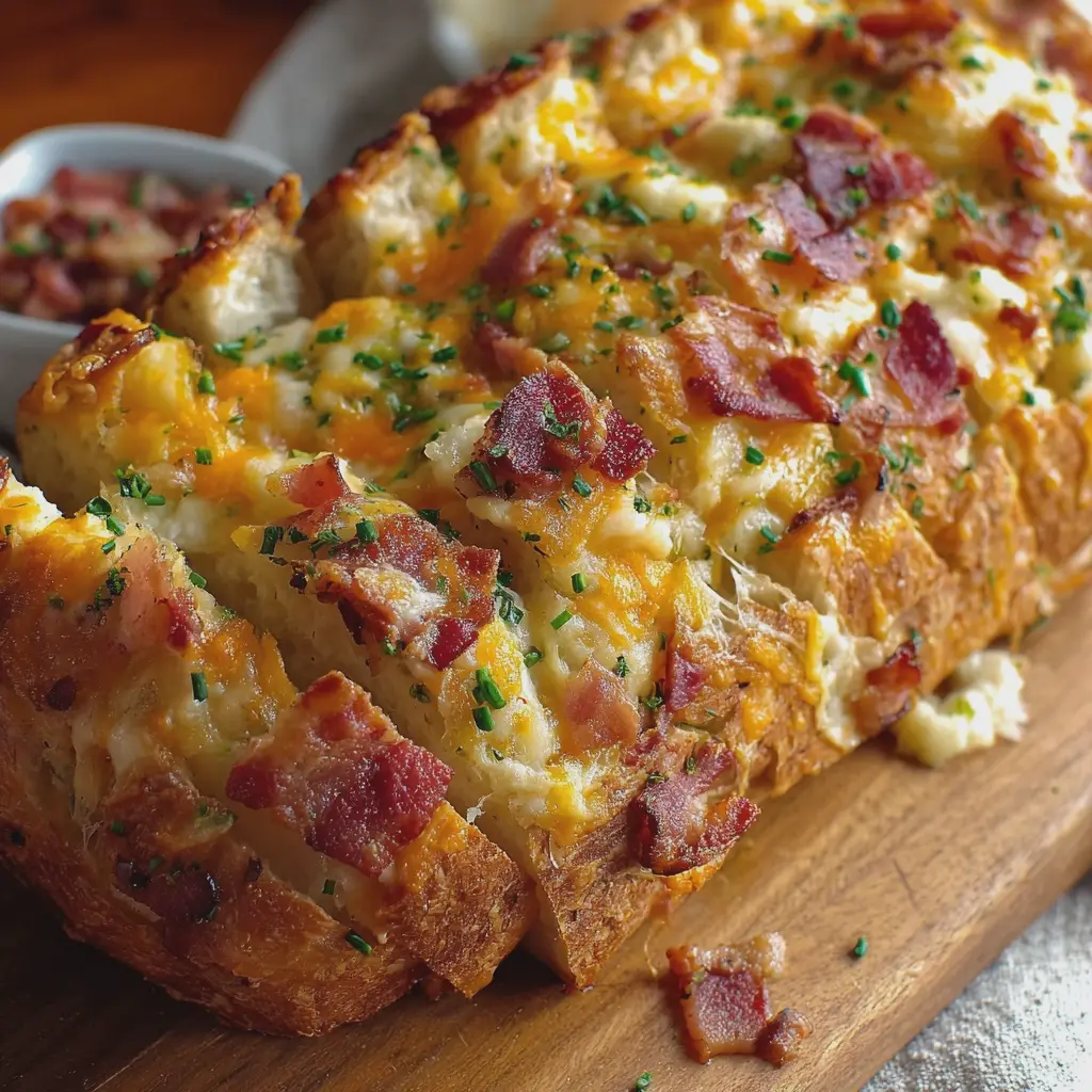 cheesy bacon ranch bread